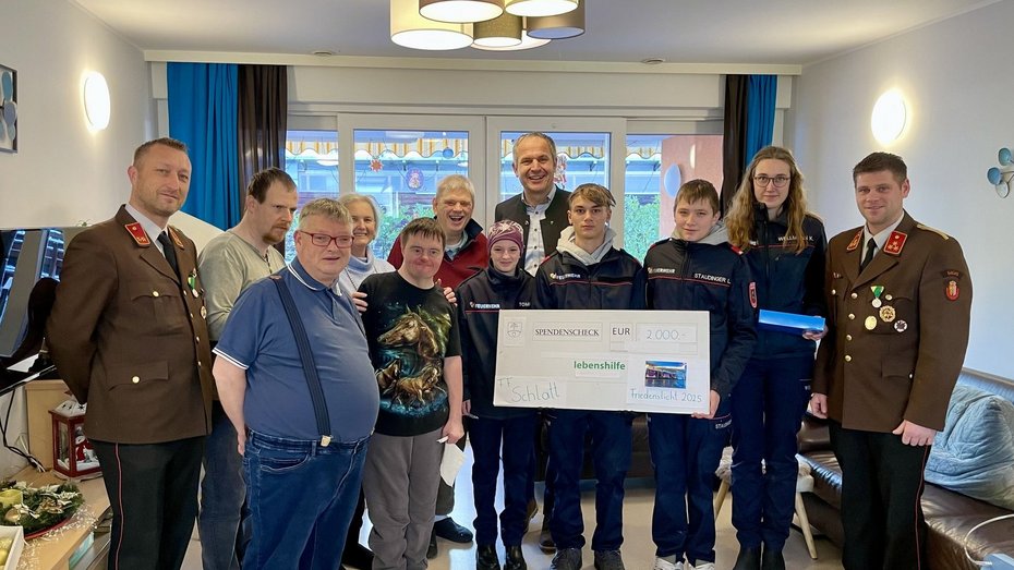 Spendenübergabe - FF Schlatt